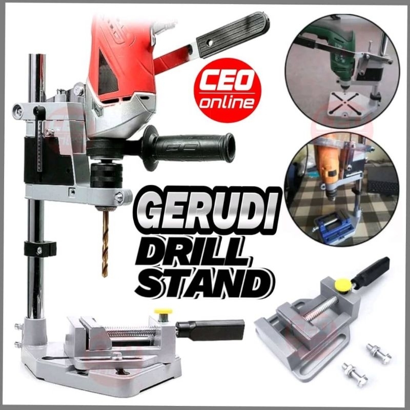 CEO Gerudi Drill Stand Vise Table Top Drill Base Frame Holder Single ...