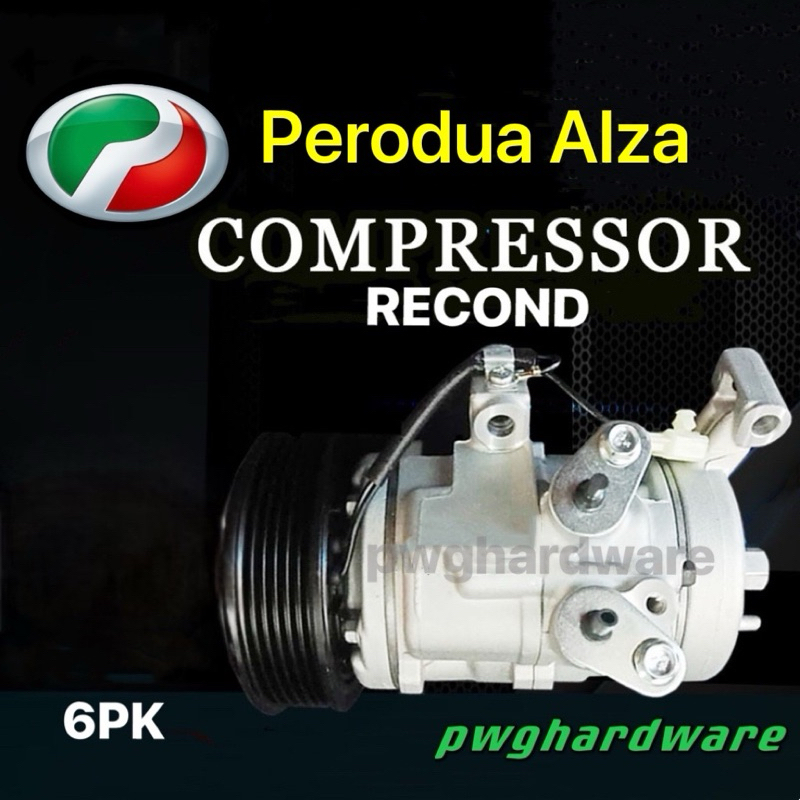 Recond AirCond Compressor Perodua Alza / Myvi Lagi Best 1.5cc ...