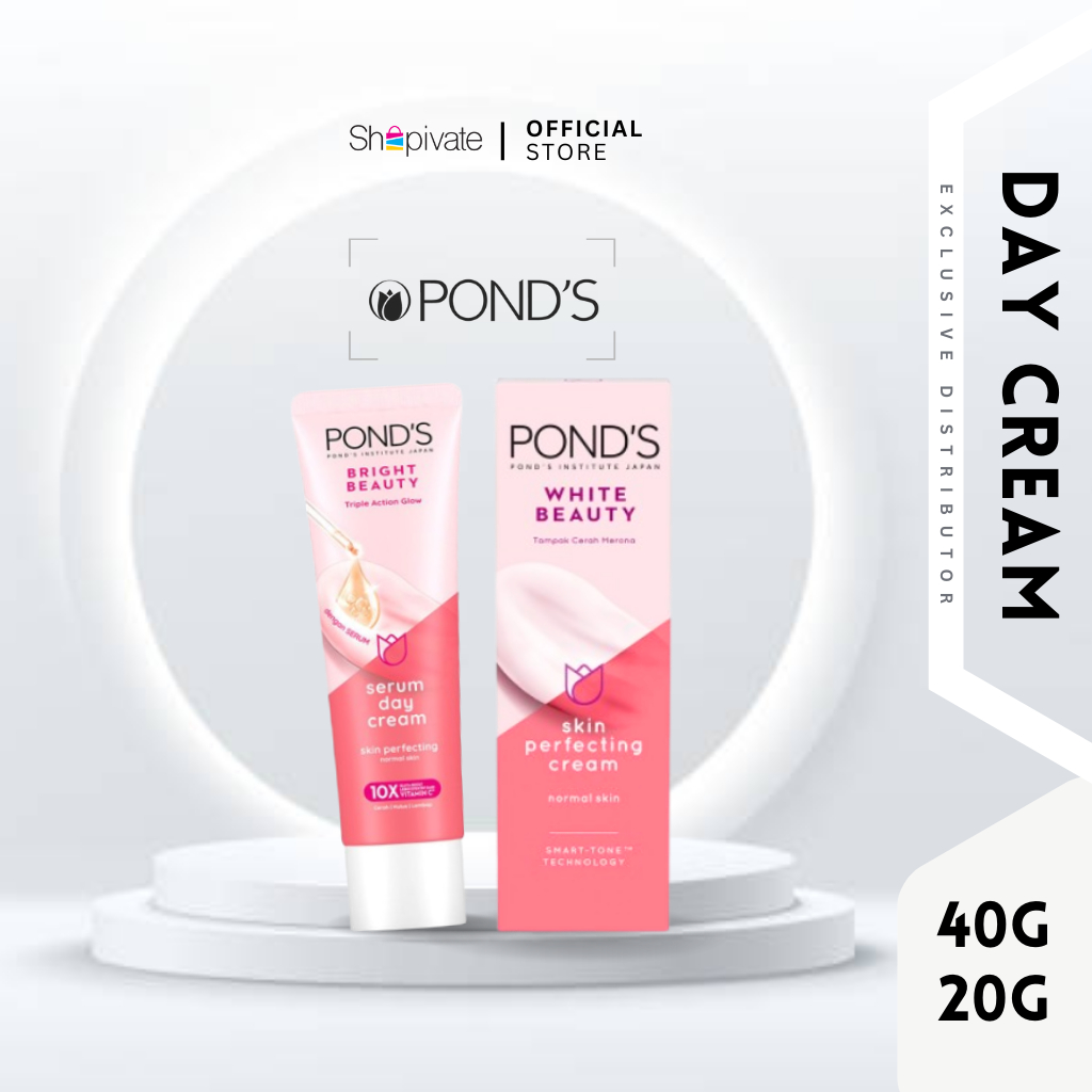 Pond's Bright Beauty Day Cream 20g /40g (NEW PACKAGING) | Shopee Singapore