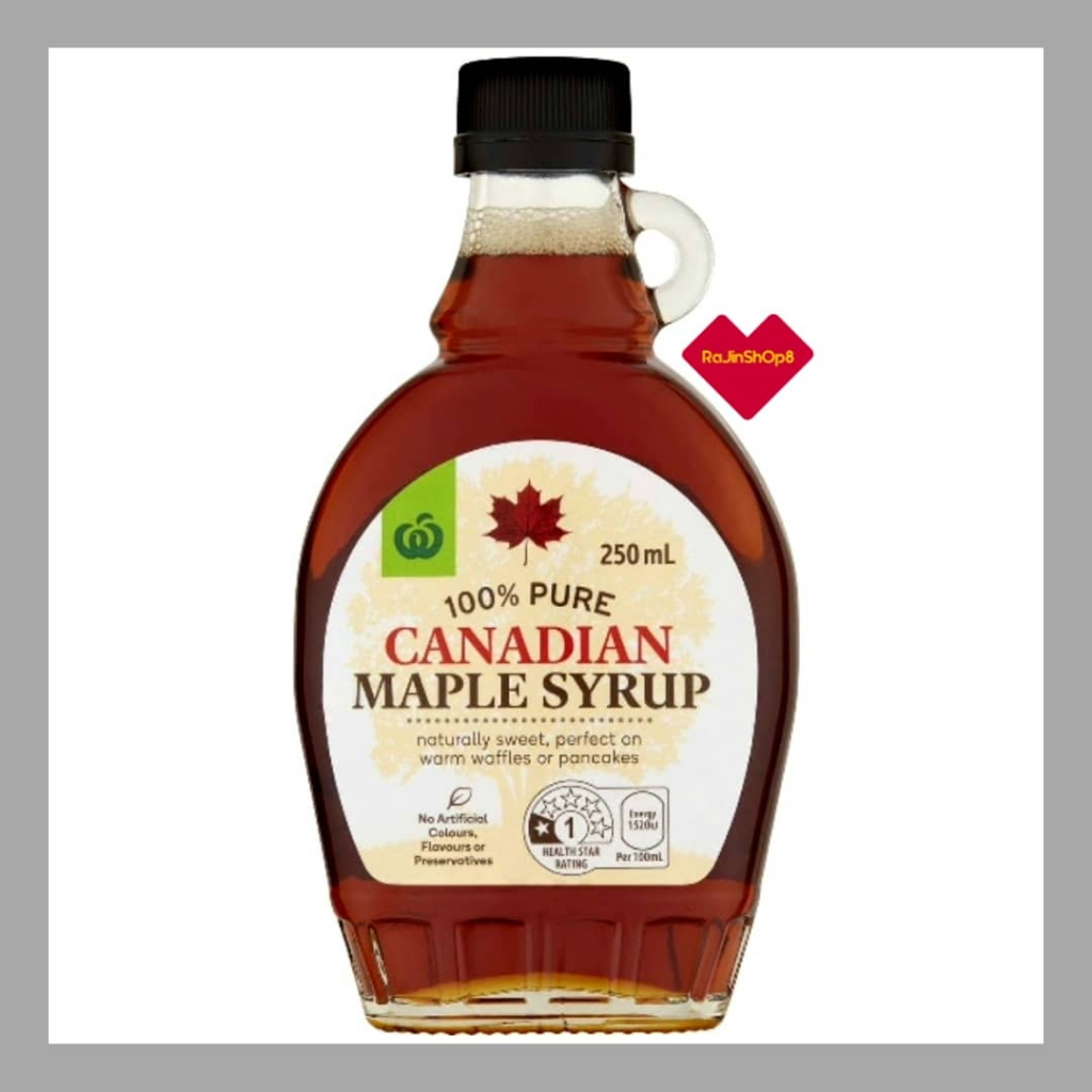 Woolworths 100% Canadian Maple Syrup, 250mL | Shopee Singapore