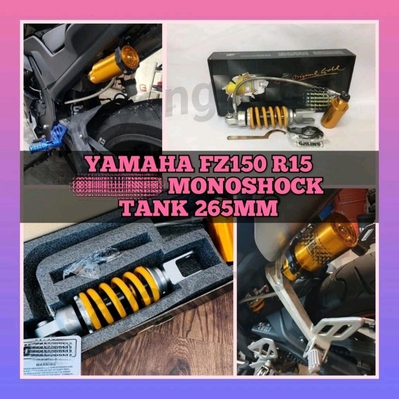 YMH FZ150 FZ150I R15 R15 V3 MT15 V4 R15M OLN MONOSHOCK RACING ABSORBER ...