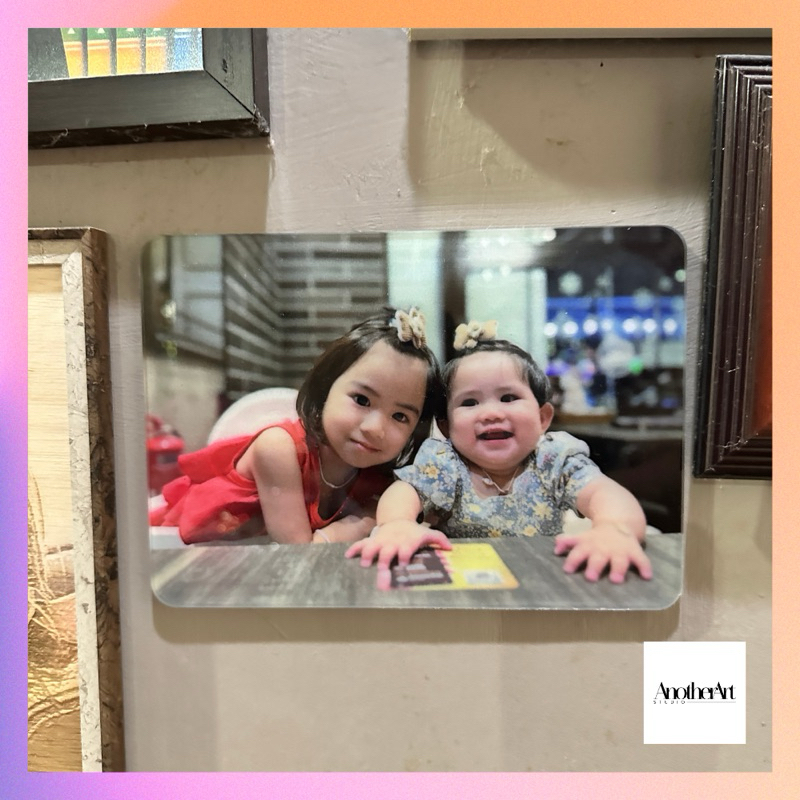 A5 size photo uv print on transparent aryclic frameless borderless ...