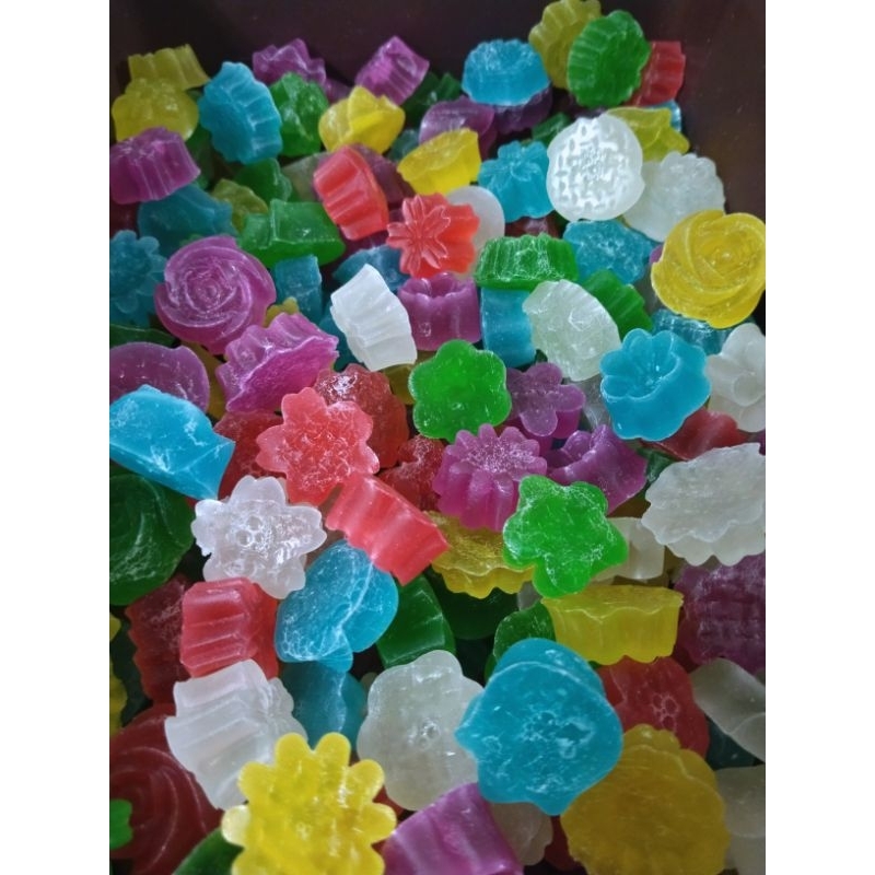 Raya Fruity Dried Jelly ( Agar2 Kering perisa buah-buahan ) 500g ...