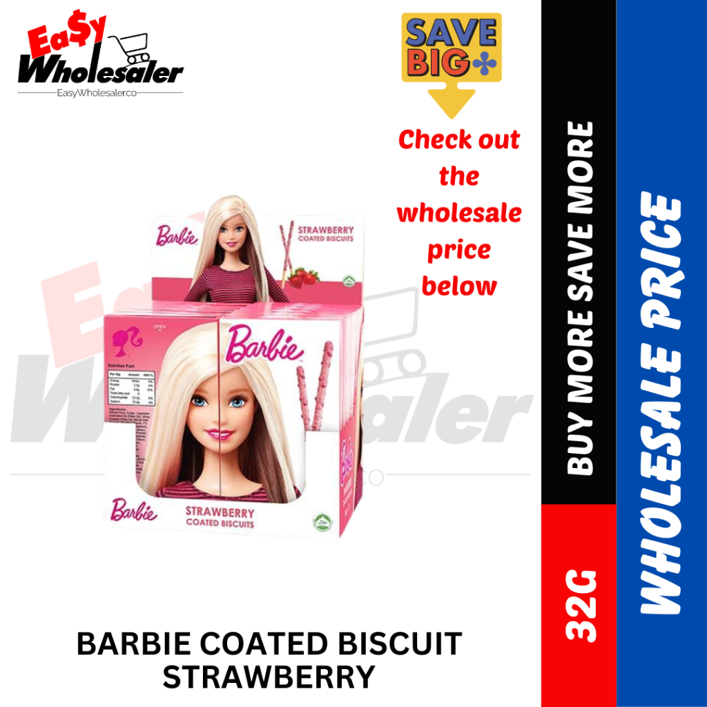 BARBIE BISCUIT COATED STRAWBERRY 32G PRICE | Shopee Singapore