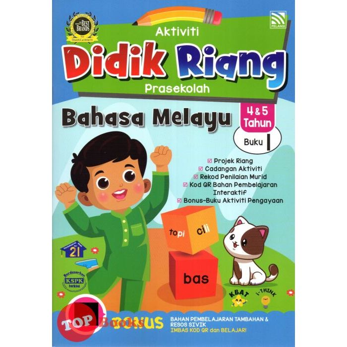 [TOPBOOKS Pelangi Kids] Preschool Cheerful Learning Activities Malay 4 ...