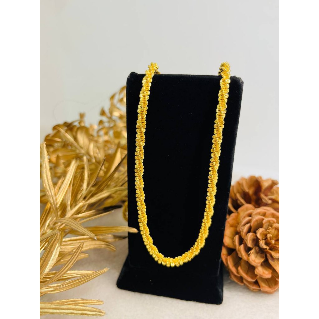 Bangkok Gold Corn Neck Chain (70CM) | Shopee Singapore