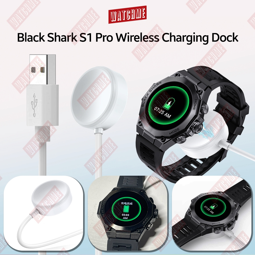 Black Shark Watch S1 Pro Wireless Charging Dock, Smartwatch USB Cable ...