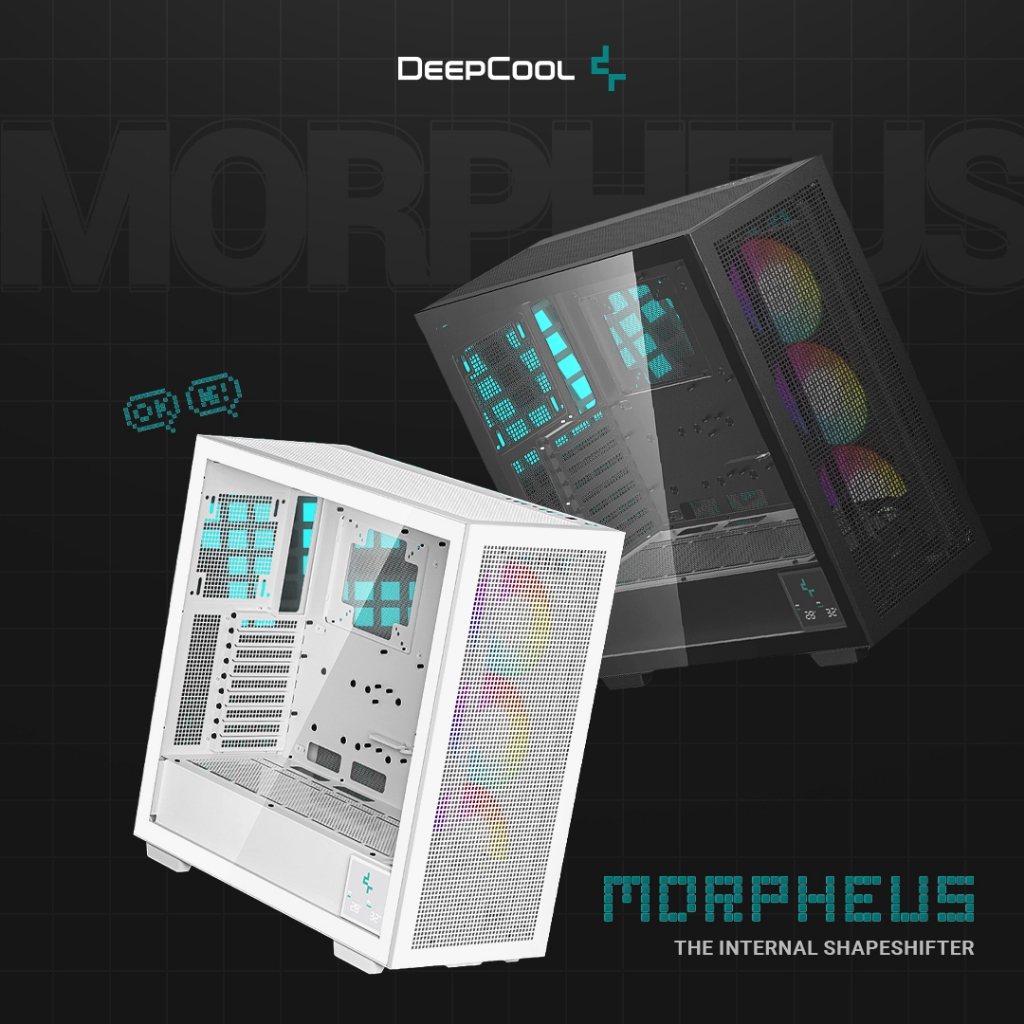 DeepCool Morpheus - Full Tower Modular High Airflow ATX T.G Case [BLACK ...