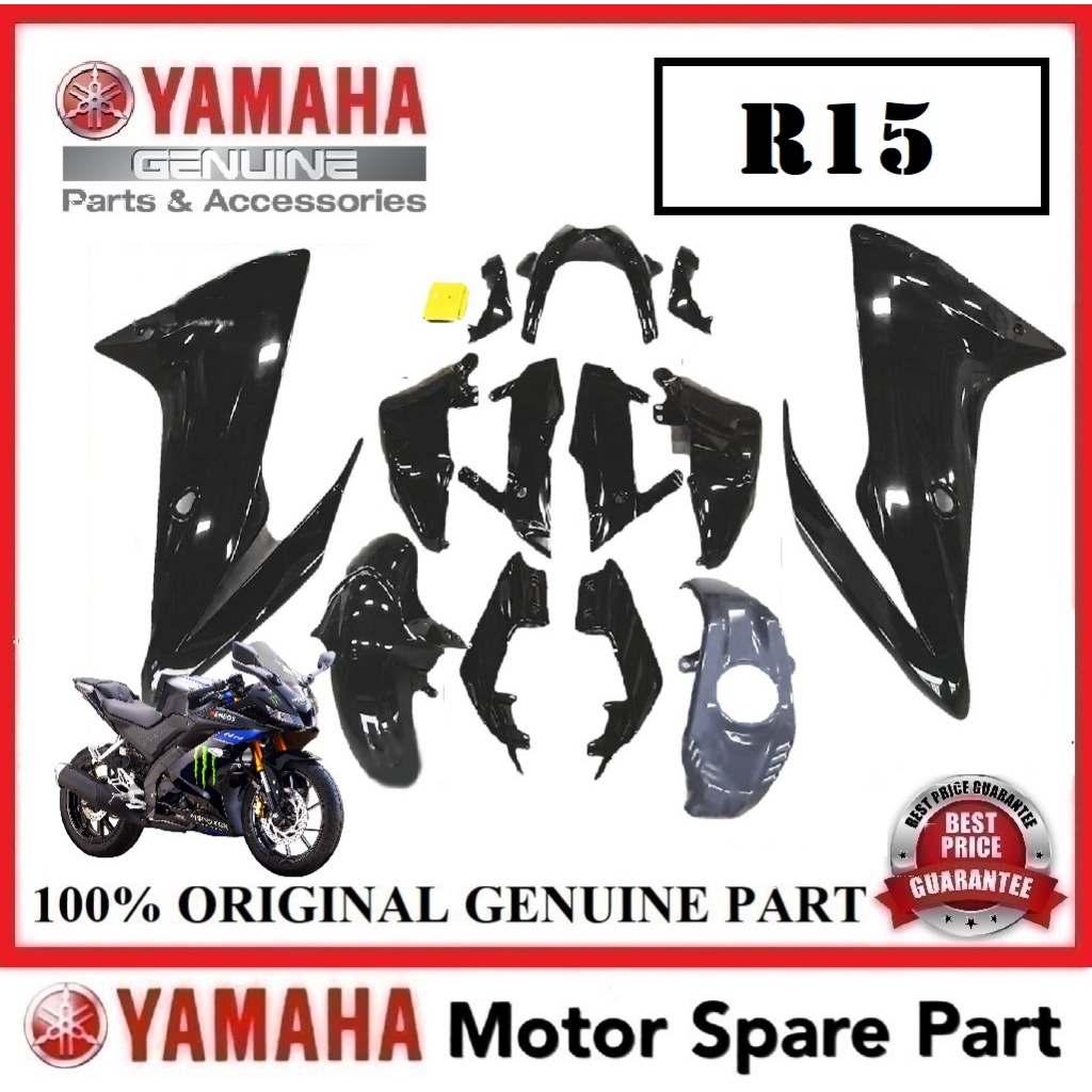 YAMAHA R15 MONSTER COVER SET 0 BK6-F0000-20-P4 R15 BODY SHOOT SUIT SHOT ...