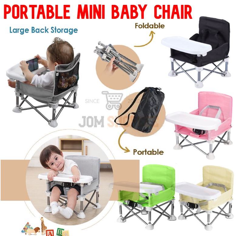 Foldable Portable Lightweight Kid Dining Chair Multi-functional Baby ...