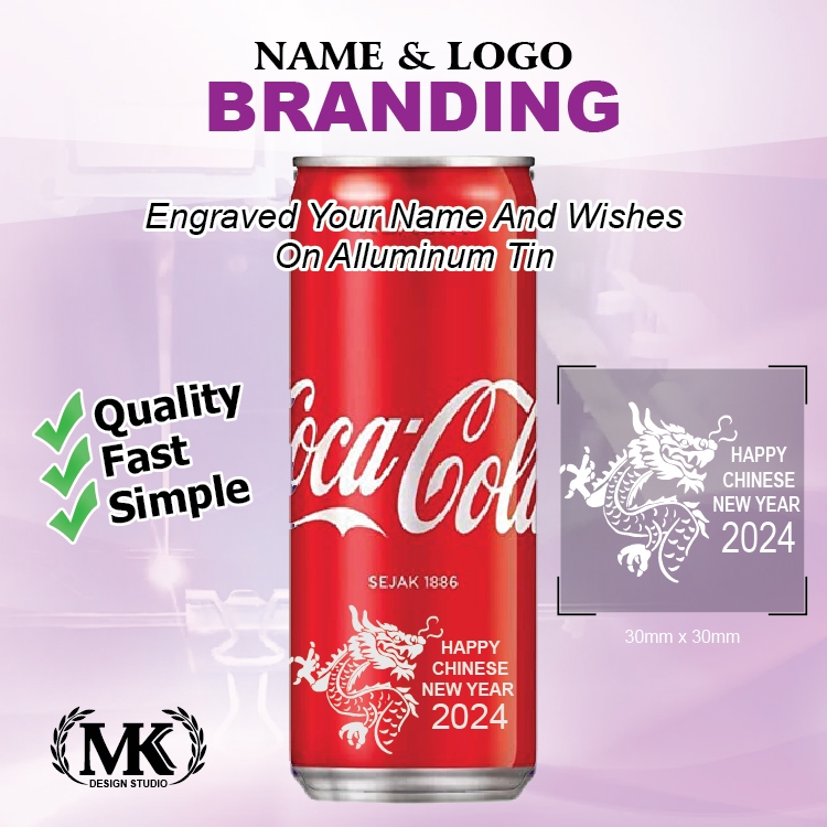 LASER ENGRAVING (Printing + 1 Coca Cola) | Shopee Singapore