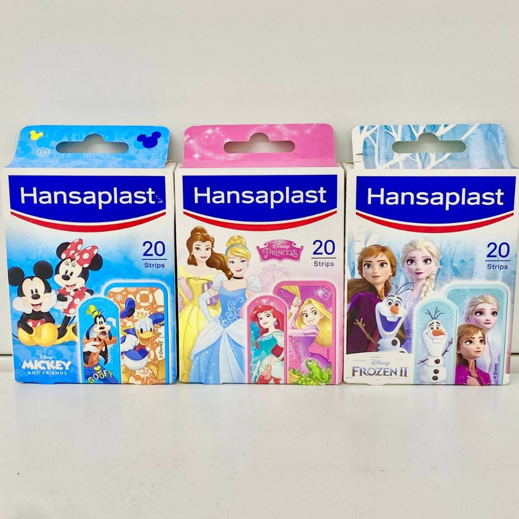 HANSAPLAST KIDS CARTOON PLASTERS MICKEY/ PRINCESS/ FROZEN/ MARVEL (20S ...