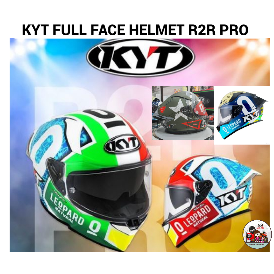 KYT FULL FACE HELMET R2R PRO | Shopee Singapore