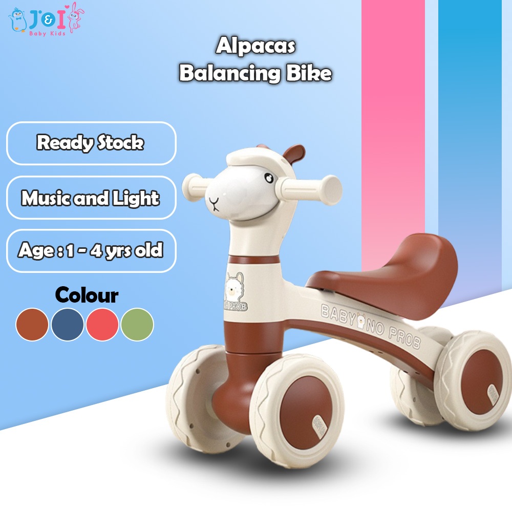 Alpaca Baby Sport Balance Walker Glider Mini Bike Learning Tricycle ...