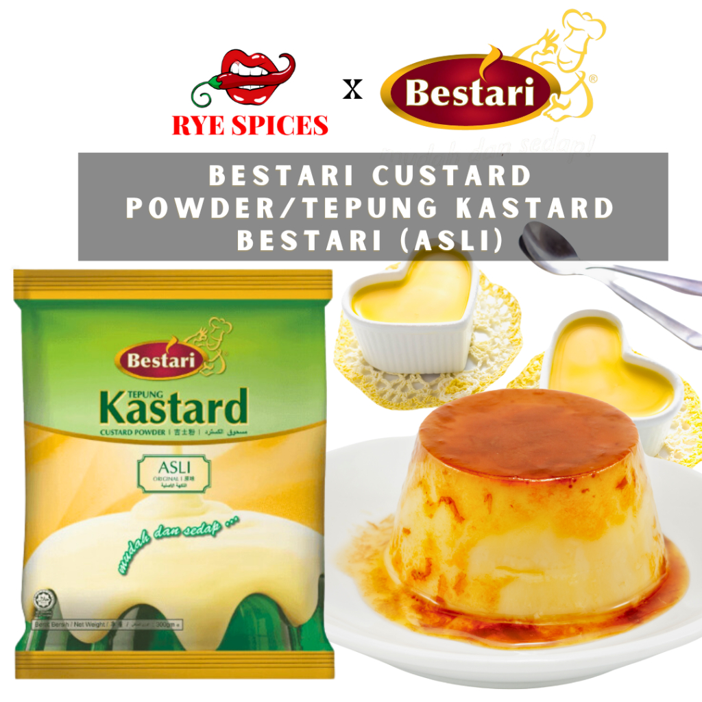Bestari Custard Powder/Tepung Kastard Bestari 300g Halal | Shopee Singapore