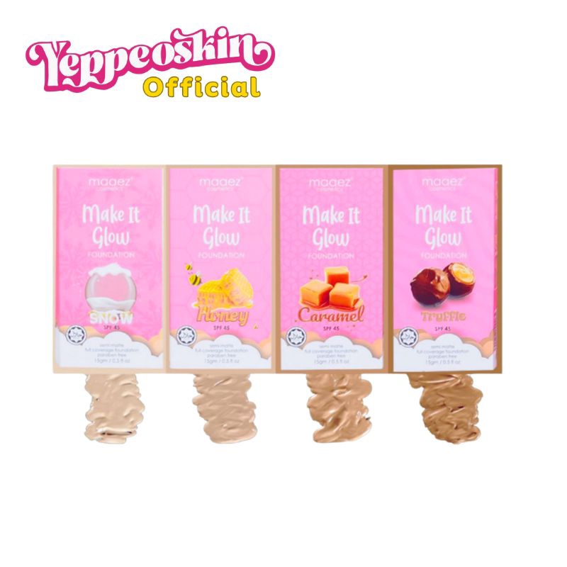 Maaez Foundation Full Coverage Viral | Less Oxidised | Shopee Singapore