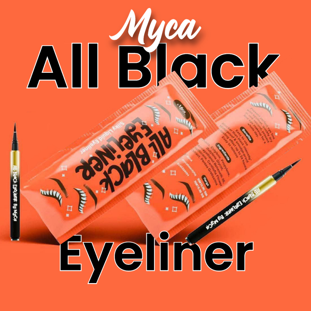 Myca Eyeliner / Myca Pera Beauty All Black Silky Liquid Eye Liners Long ...