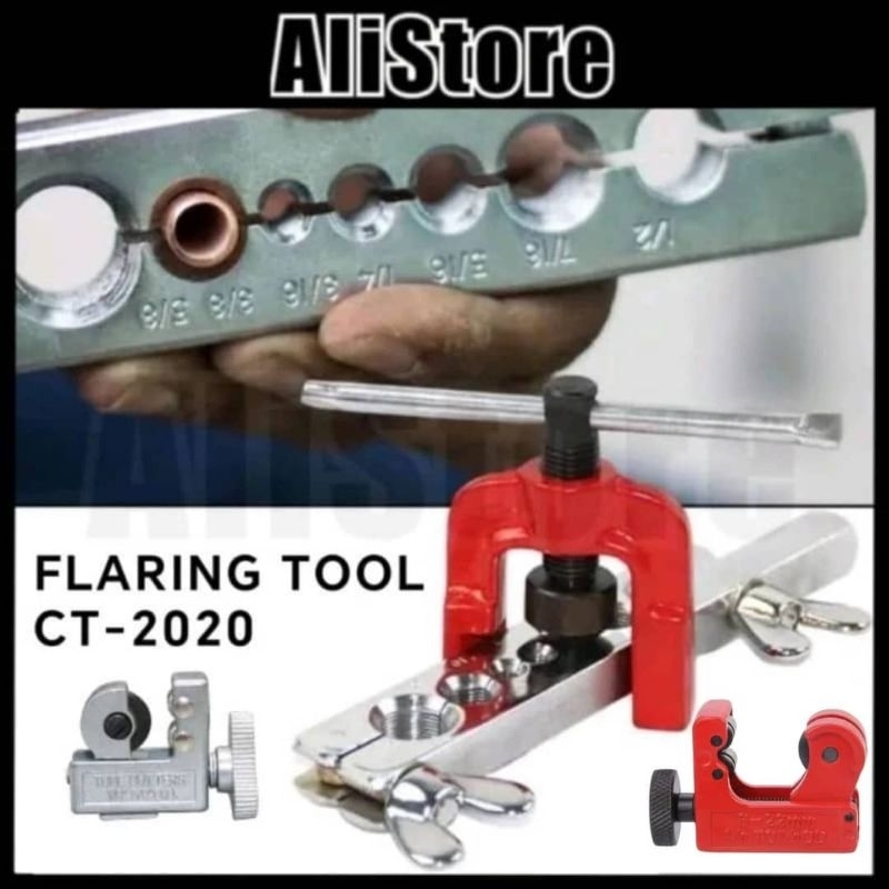 ALi Flaring Tool Copper Pipe Expanding Tool Stretcher Tool Set Manual ...
