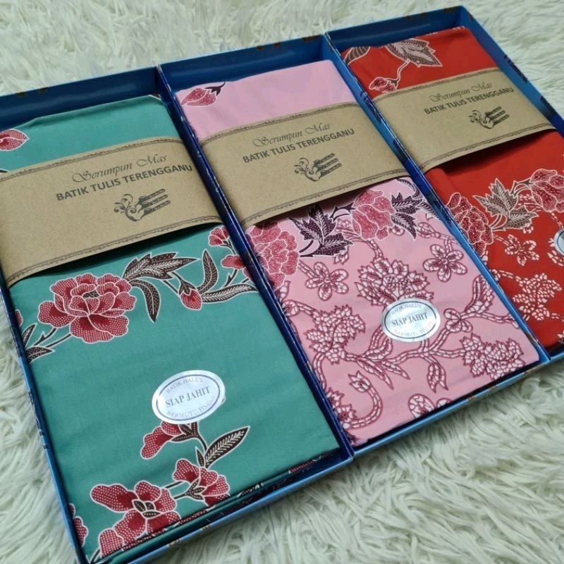 [PART2] SERUMPUN MAS BOX BATIK FABRIC WRITE TERENGGANU READY TO SEW ...
