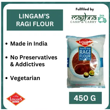 Ragi Flour Lingam's 450g (Tepung ragi lingam (450g) | Shopee Singapore