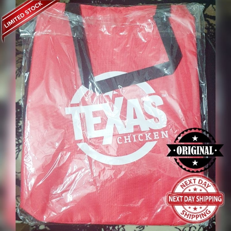 Texas Chicken X Coca Cola Multi-Use Cooler Tote Bag Limited Edition ...
