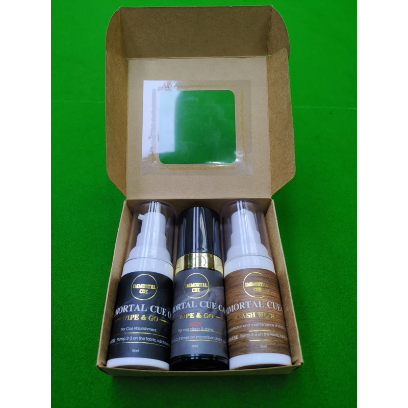Immortal Cue Care Set Snooker Cue set cue maintenance (1 set) | Shopee ...