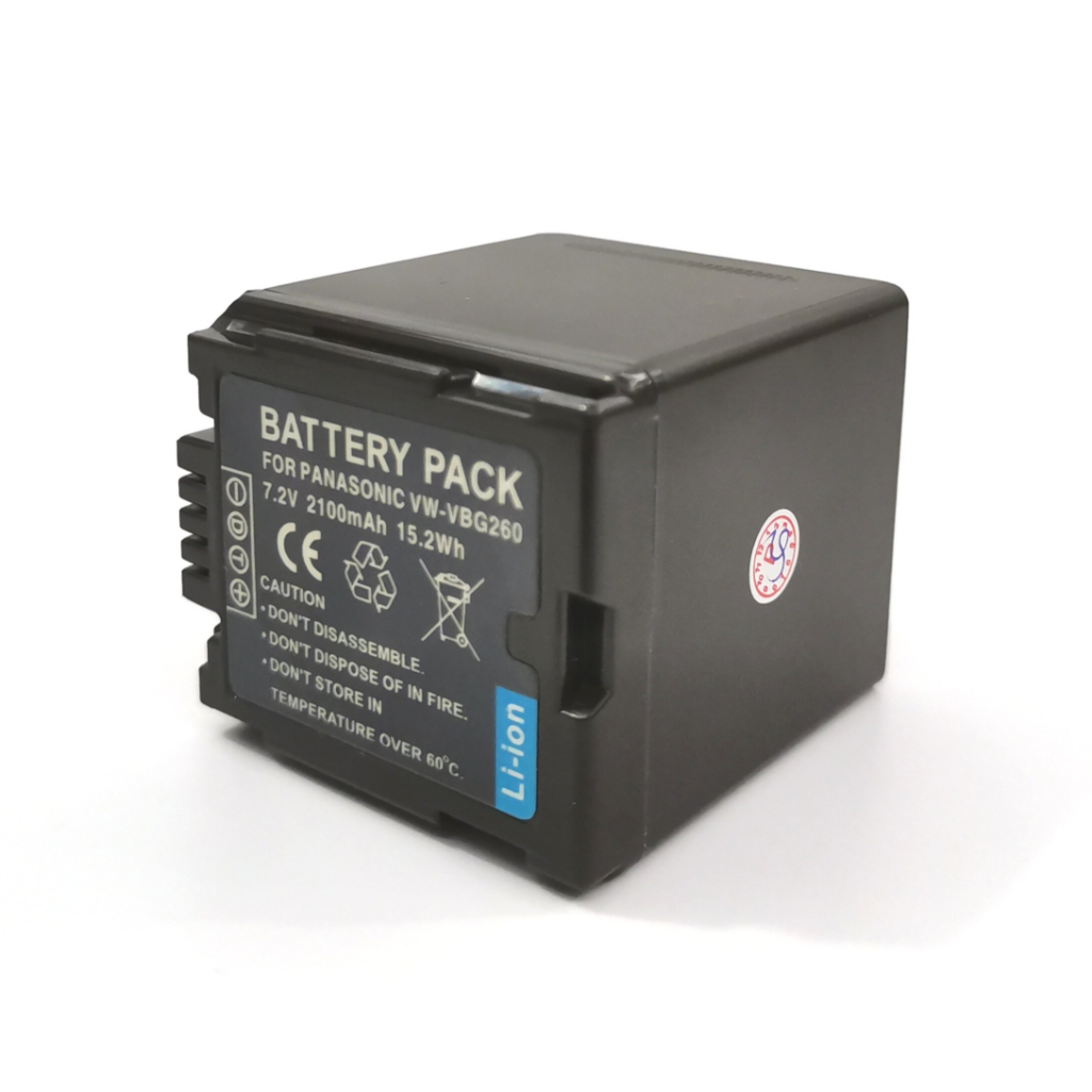 Viloso VW-VBG260 Lithium Ion Battery for Panasonic HDC NV PV SD SDR VDR ...