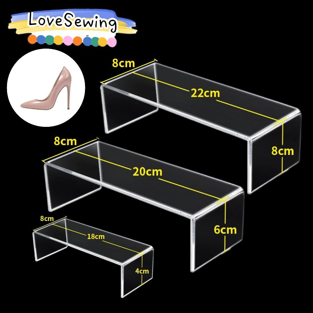 Acrylic U-Shape Display Stand, Shoes Display Stand Rack | Shopee Singapore