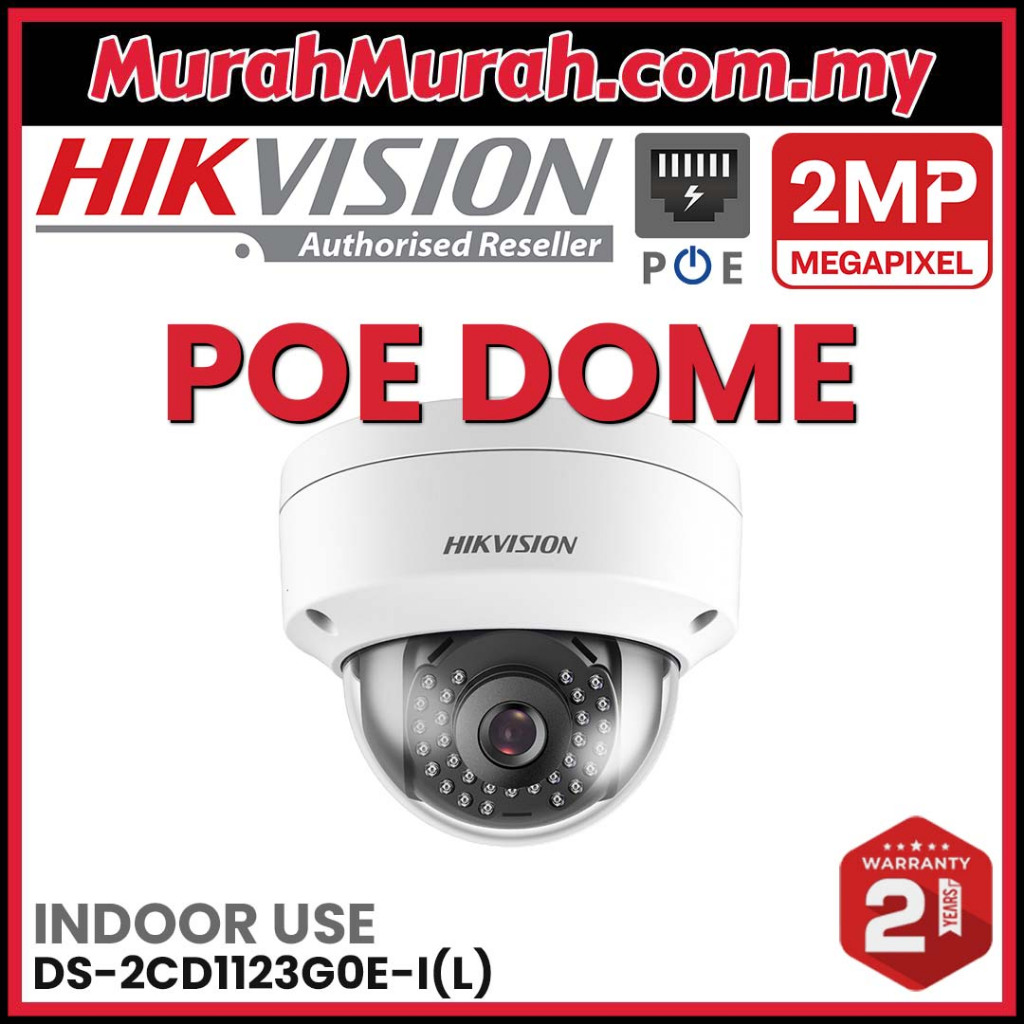 HIK HIKVISION DS-2CD1123G0E-I(L) 2.0MP POE IP 2MP 2.8mm 4mm 1080P FULL ...