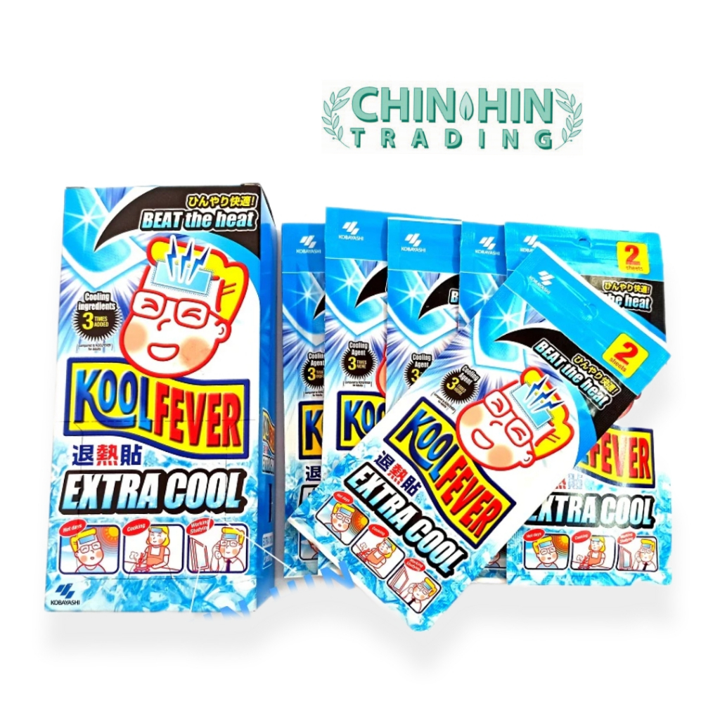 [KOBAYASHI] KoolFever for Adults Extra Cool ( 2 sheets X 6 packs ...