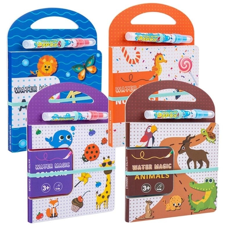 3 in 1 Magic Water Reusable Book Suitable for 2 years to 4 years ...