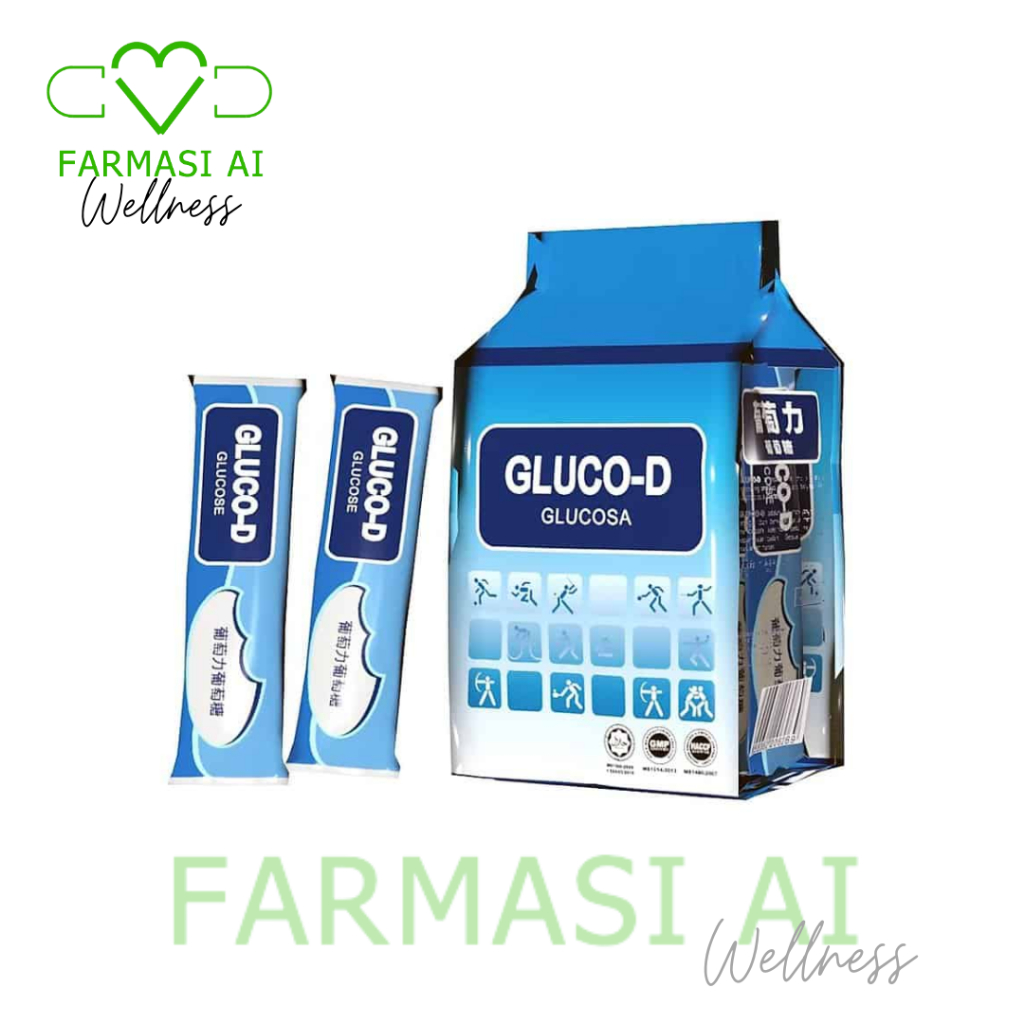 Glucolin Gluco-D Glucose Powder 10'sx25g (Exp Date: 08/2027) | Shopee ...
