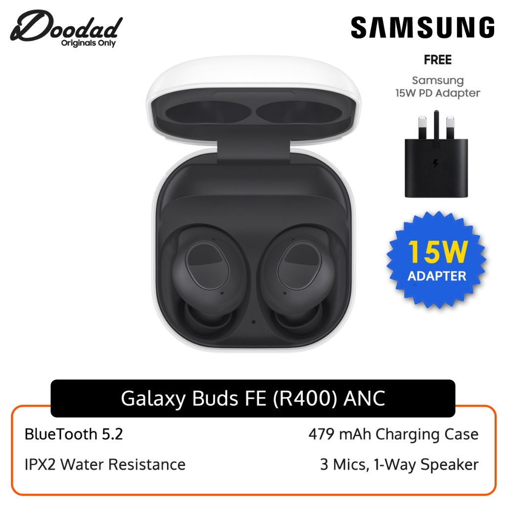 Samsung Galaxy Buds FE (R400) Noise Cancellation Wireless Earbud ...