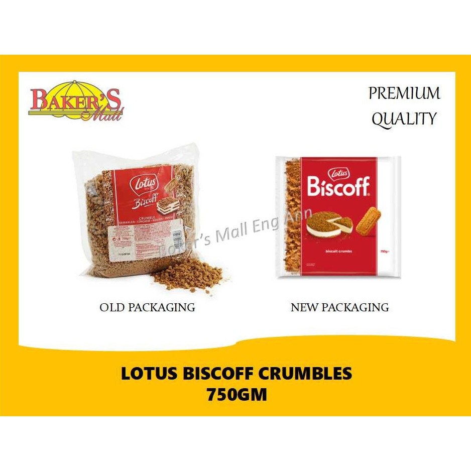 Lotus Biscoff Crumbs 750gm / 150gm (Repacked Packaging) | Shopee Singapore