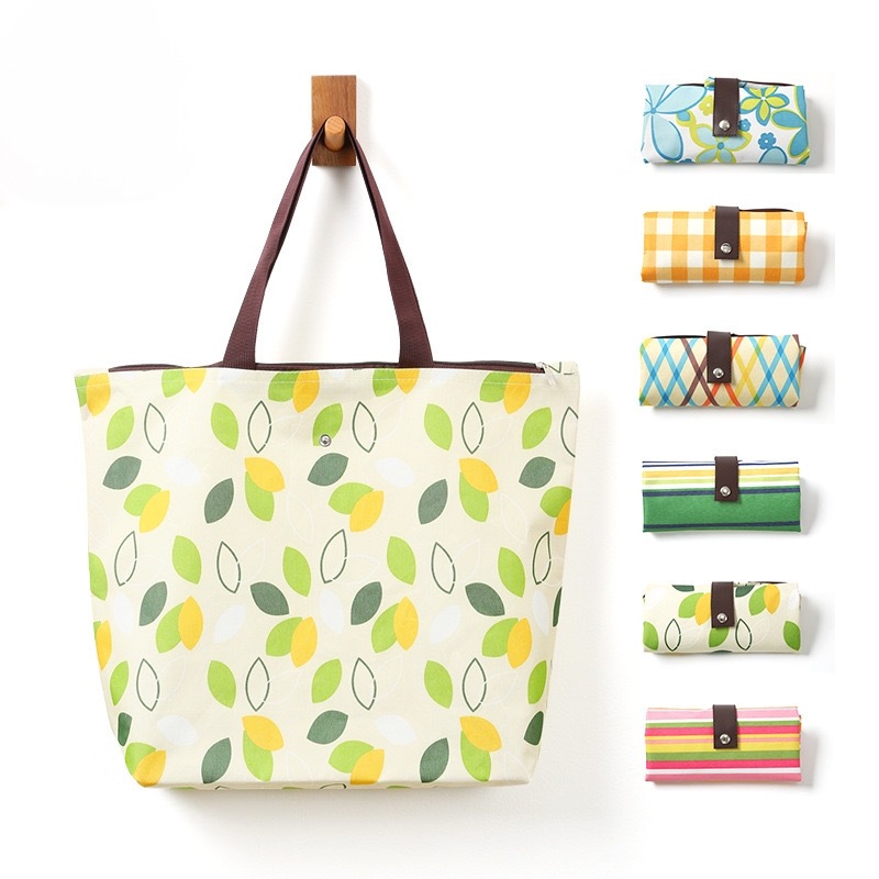 Extra Large foldable grocery bag with zipper Recycle bag Eco bag ...