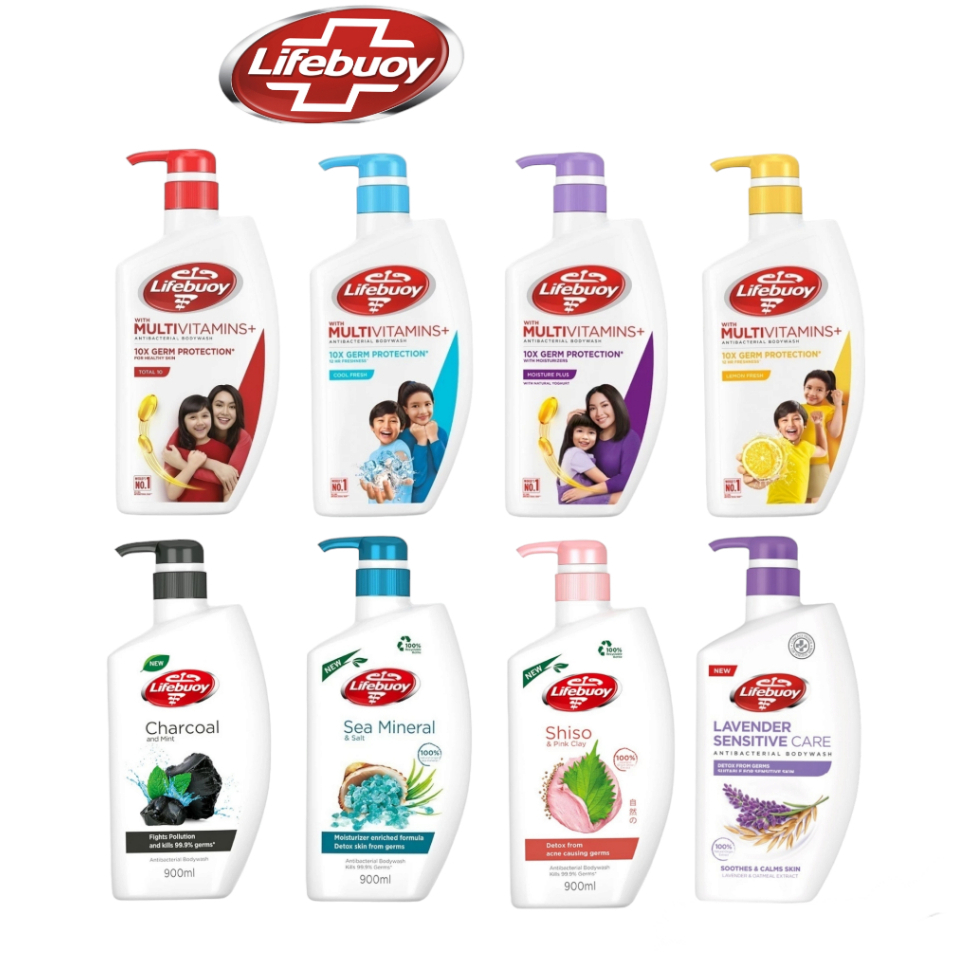 Lifebuoy Antibacterial Shower Gel Body Wash 900ml | Shopee Singapore