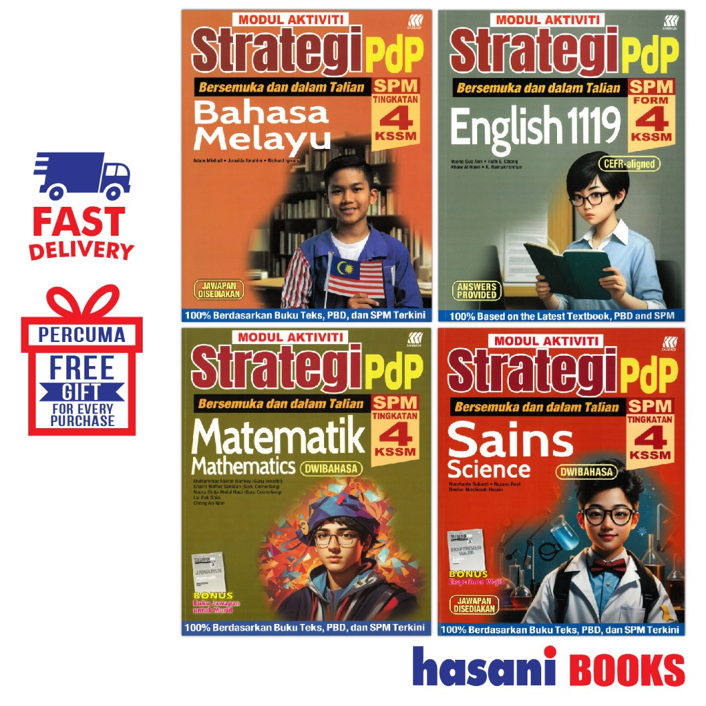 Hasani Sasbadi KSSM Form 4 PdP Strategy Activity Module Training Book | Shopee Singapore