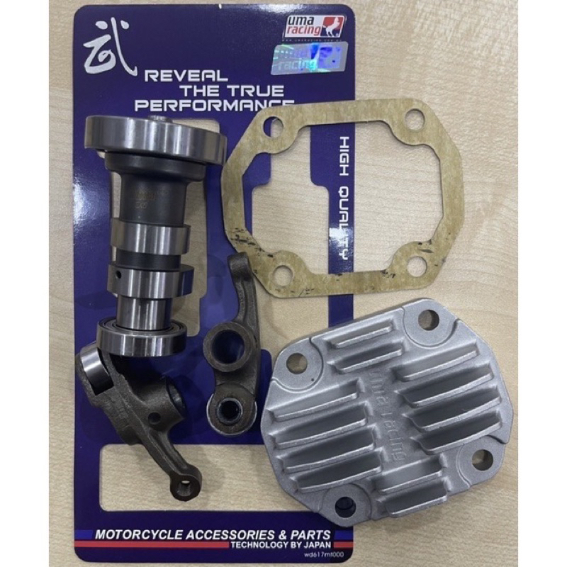 UMA RACING EX5 DREAM WAVE100 W100 CT100 HIGH CAM WITH ROLLER CAM & HEAD ...