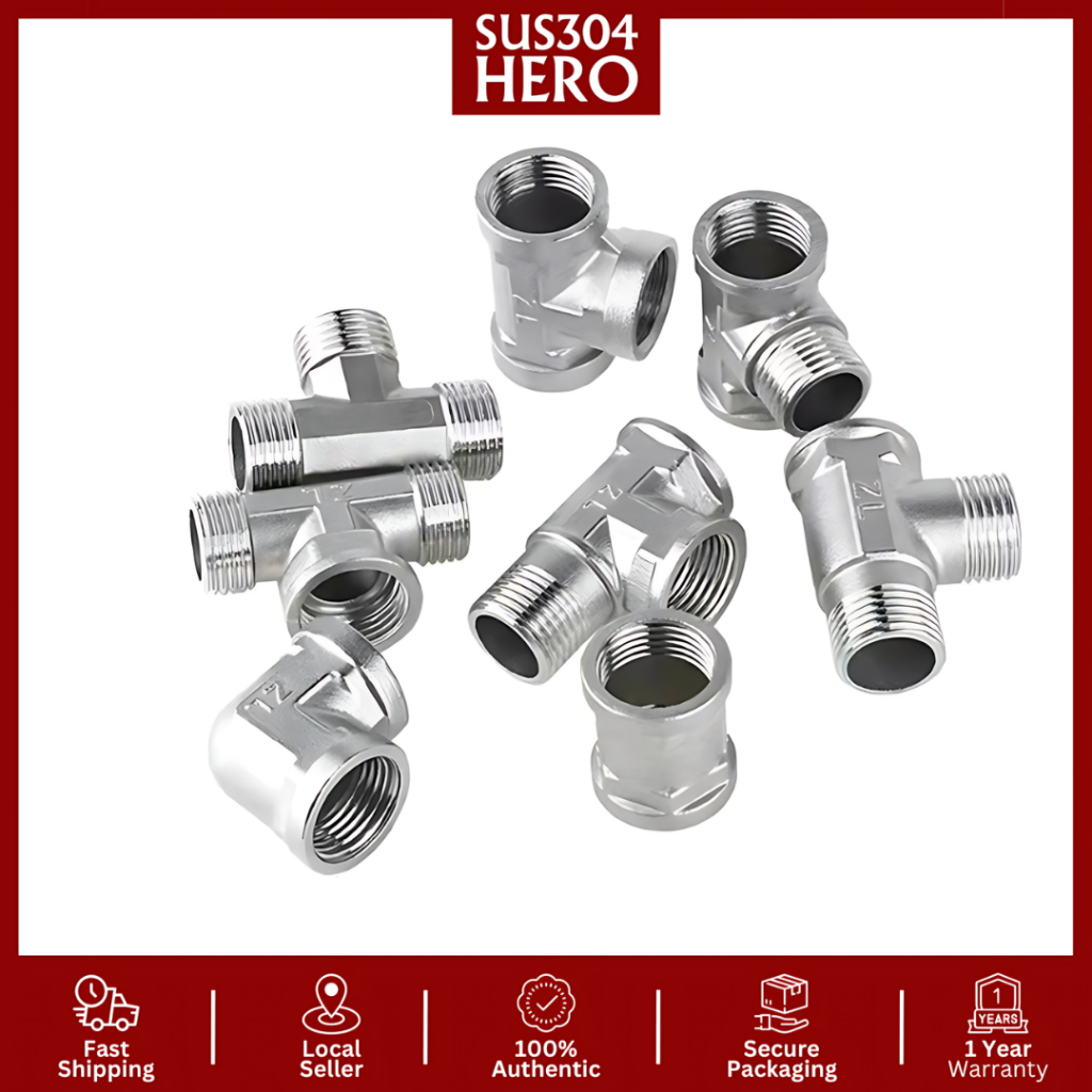 SUS9 Stainless steel External Plumbing fitting Butt Joint Hardware Pipe ...