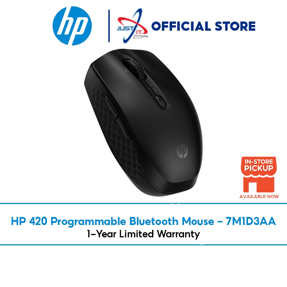 HP 420 Programmable Bluetooth Mouse 7M1D3AA UUF | Shopee Singapore