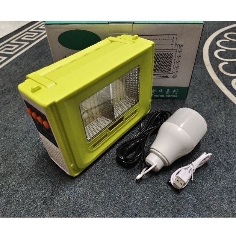 Lampu Khemah Camping Light Power Station Solar Rechargeable Flashlight ...