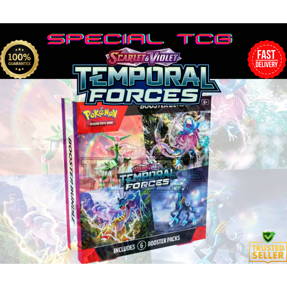 Temporal Forces Booster Bundle - SV05: Temporal Forces (TEF) | Shopee Singapore