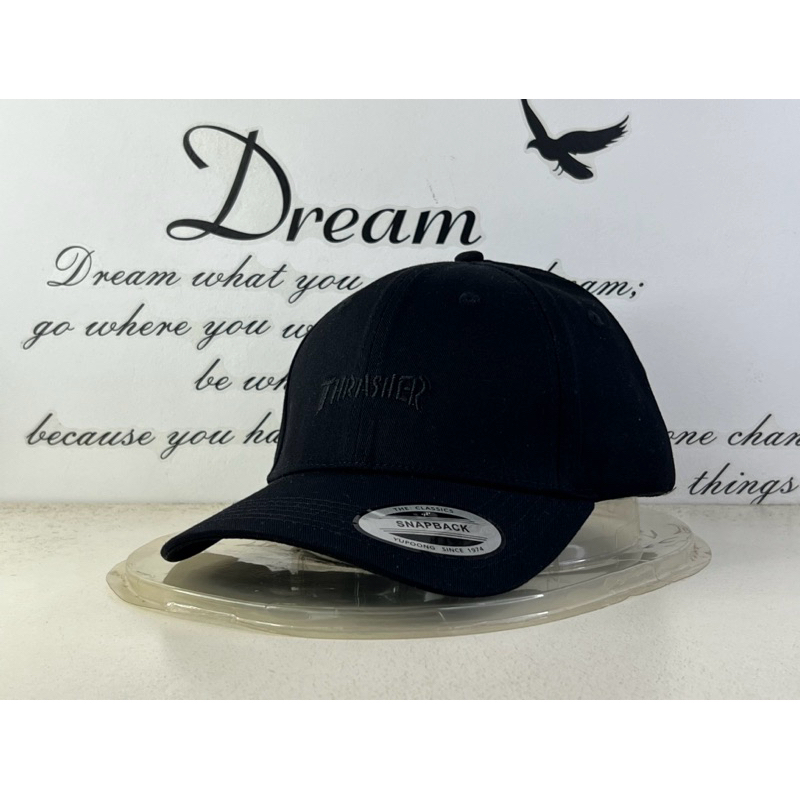 THRASHER - ALL BLACK - BASEBALL (CUSTOM PREMIUM - Cap Premium Quality ...