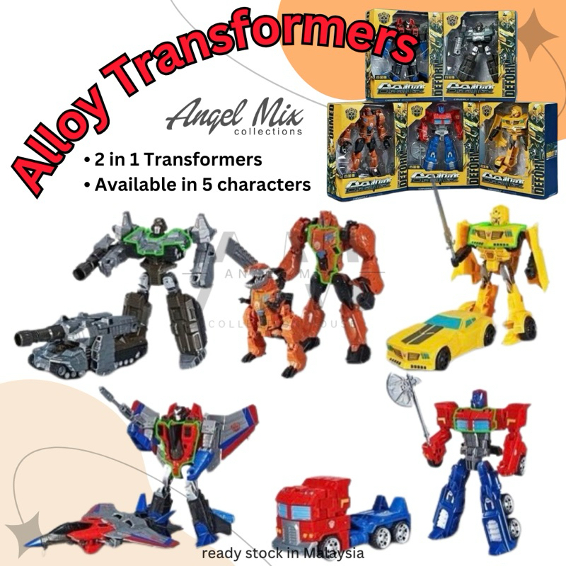 Alloy Transformers Optimus Prime Action Figure Can Transform To Car ...
