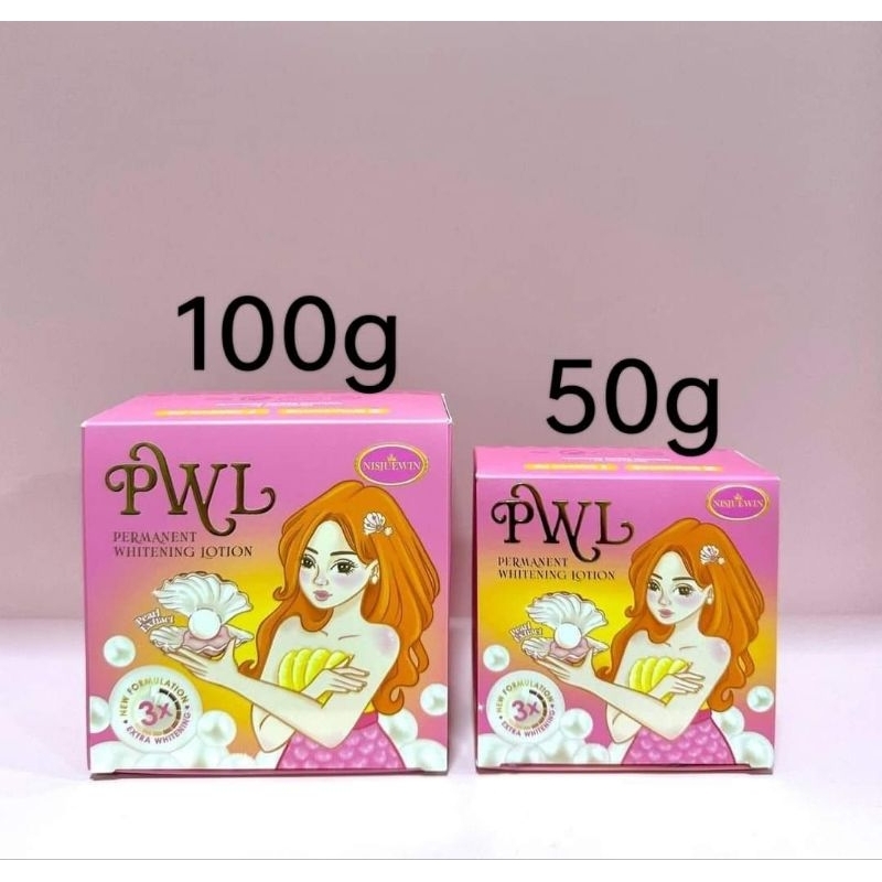 PWL 3x EXTRA WHITENING PERMANENT WHITENING LOTION 50/100g | Shopee ...