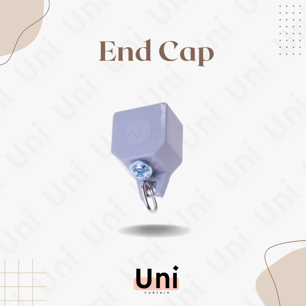 Uni End Cap Super Doso | Curtain Accessories (STEEL) | Shopee Singapore