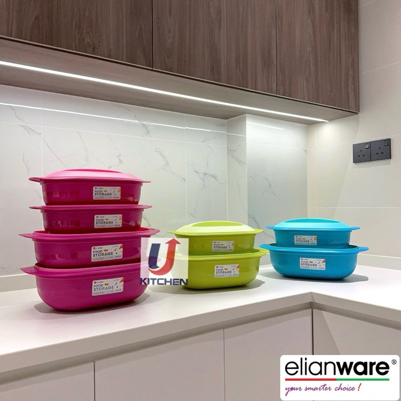Elianware Tray Makanan Serving Tray With Cover Party Buffet Bekas Kuih ...