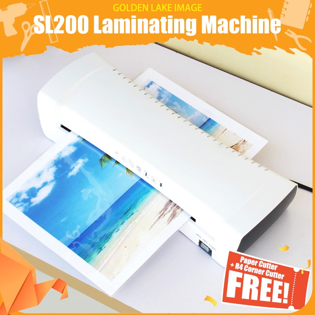 QUAFF SL200 Laminator A4 Hot and Cold Laminating Machine【Free Paper ...