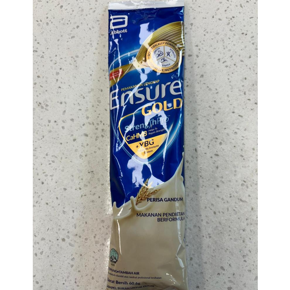 Ensure Gold Wheat Sachet 60.6g (EXP: 01/2026) | Shopee Singapore