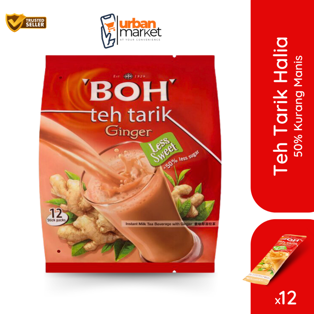 Teh Tarik Halia / Intanst Milk Tea with Ginger / BOH Milk Tea 12peket ...